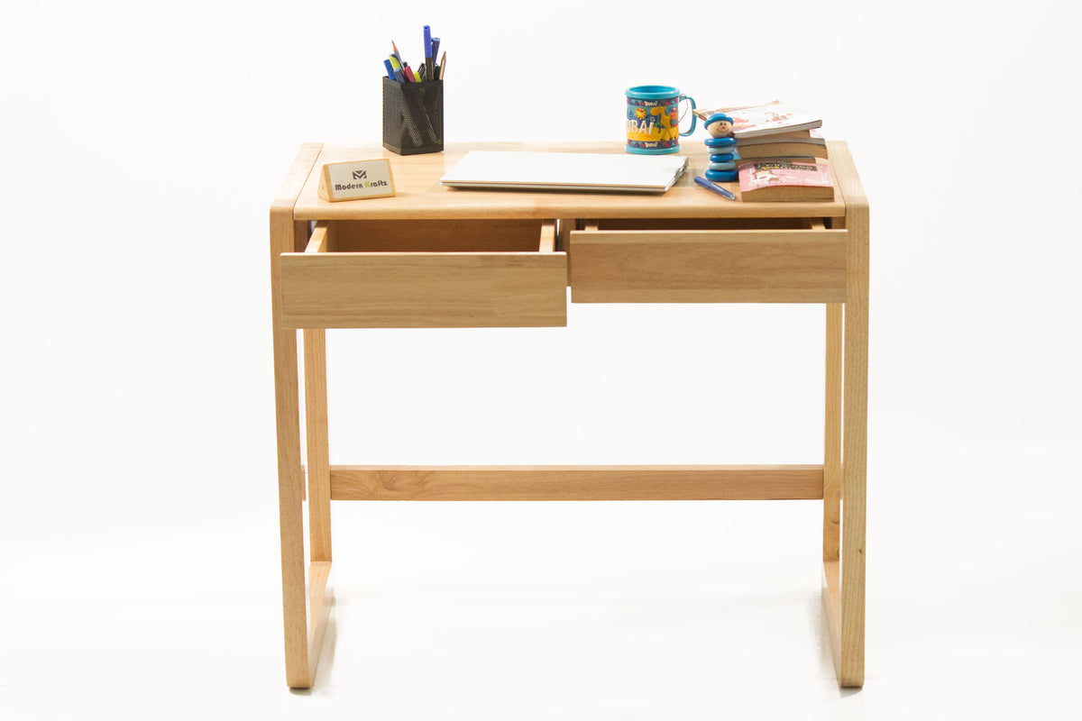 Modern Kraftz Wooden Senior Kids Study Table Chair Set with Drawer (fo